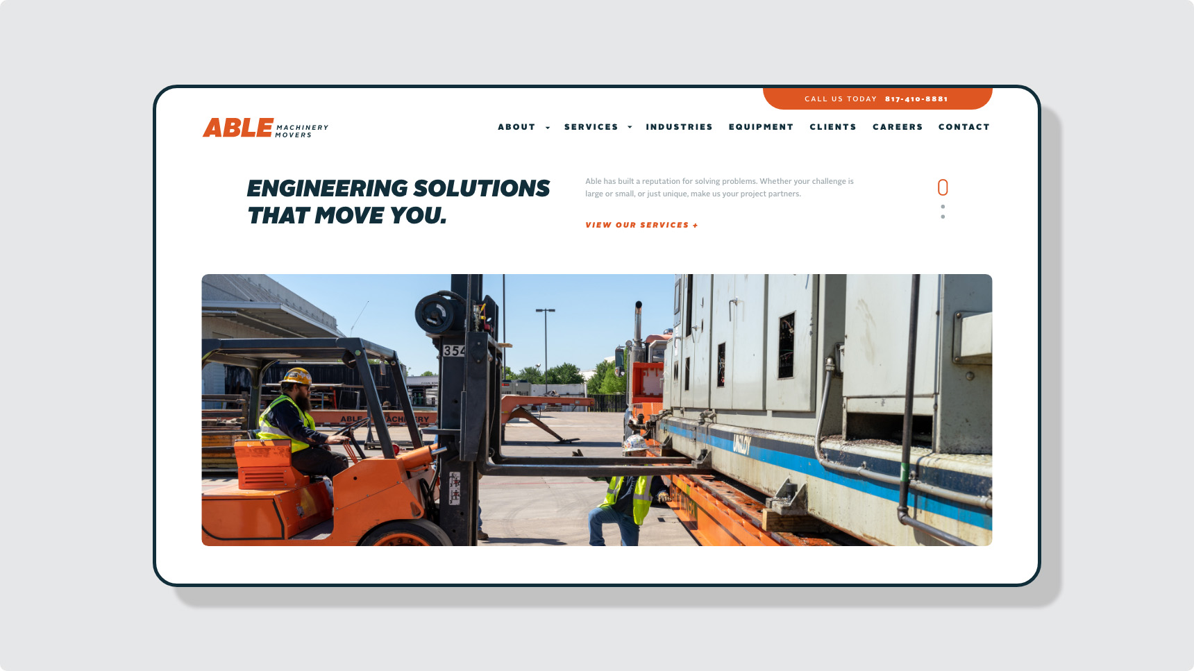Able Machinery Movers | White Unicorn Agency | Dallas, TX