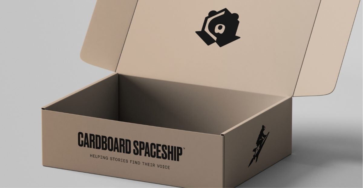 Cardboard Spaceship | White Unicorn Agency | Dallas, TX